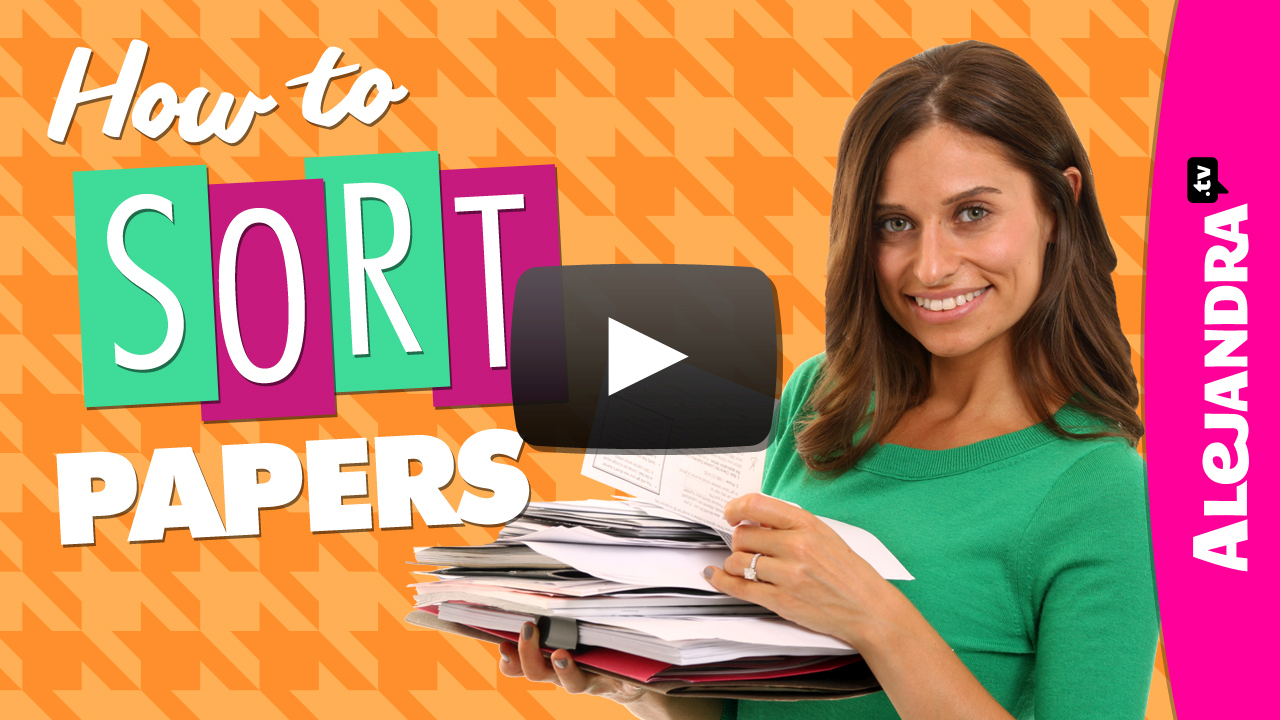 [VIDEO]: How to Sort Papers (Paper Organizing Tips Part 1 of 2 ...