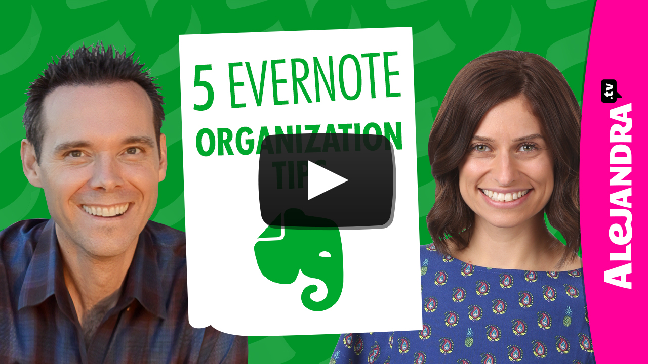 [VIDEO]: 5 Evernote Organization Tips to Get Started (BONUS - Paper Clutter Series) - Organize ...